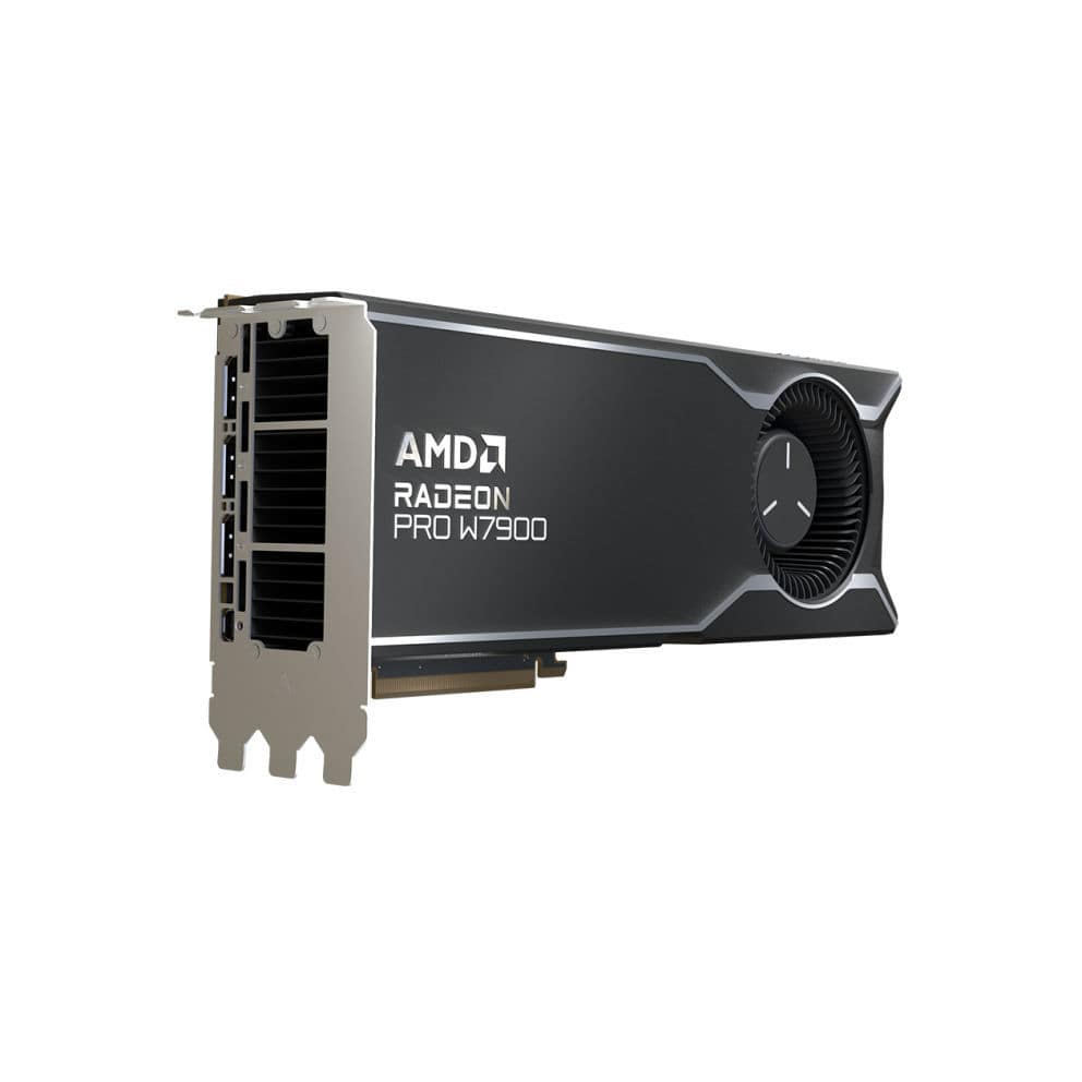 Carte graphique PCIe - Radeon™ PRO W7900 - AMD - AMD Radeon / GDDR6 ...