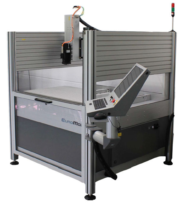 Fraiseuse CNC 3 axes - max. 1000 x 1200 x 250 mm | EUROMOD series ...
