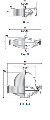 Amortisseur De Pulsations à Membrane Apt1 Series Saip S R L Pour