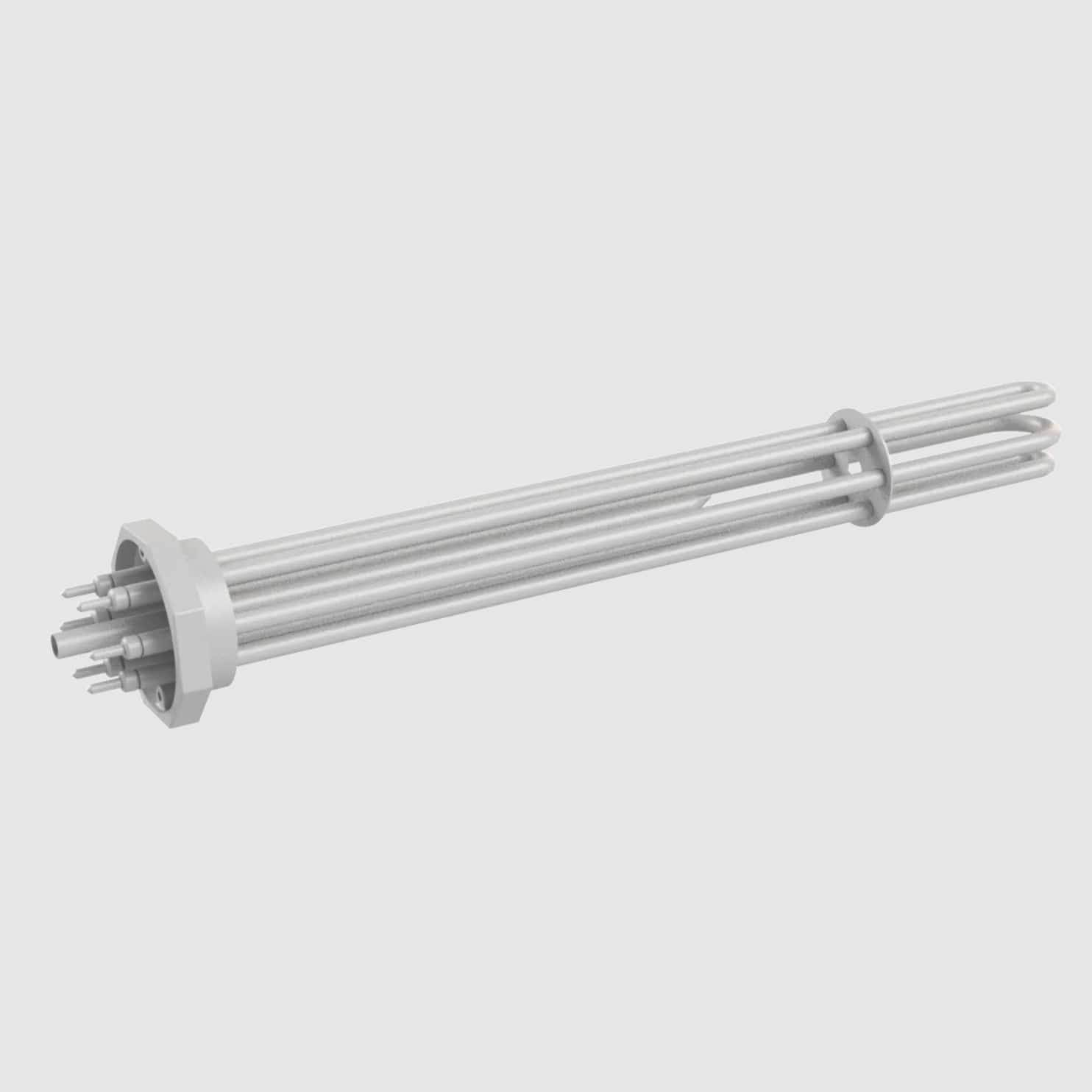 Thermoplongeur à bride - Type BL, BV, B - SAN Electro Heat a/s - en cuivre