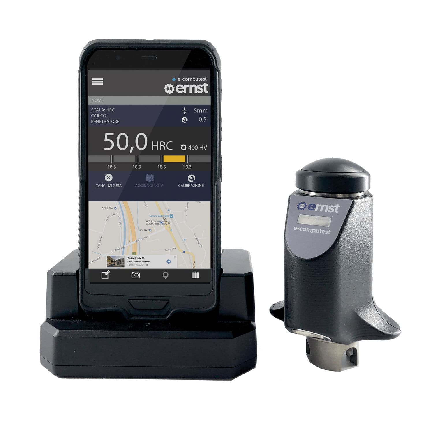 Duromètre Rockwell - e-computest - CISAM-ERNST - portable / de métaux ...