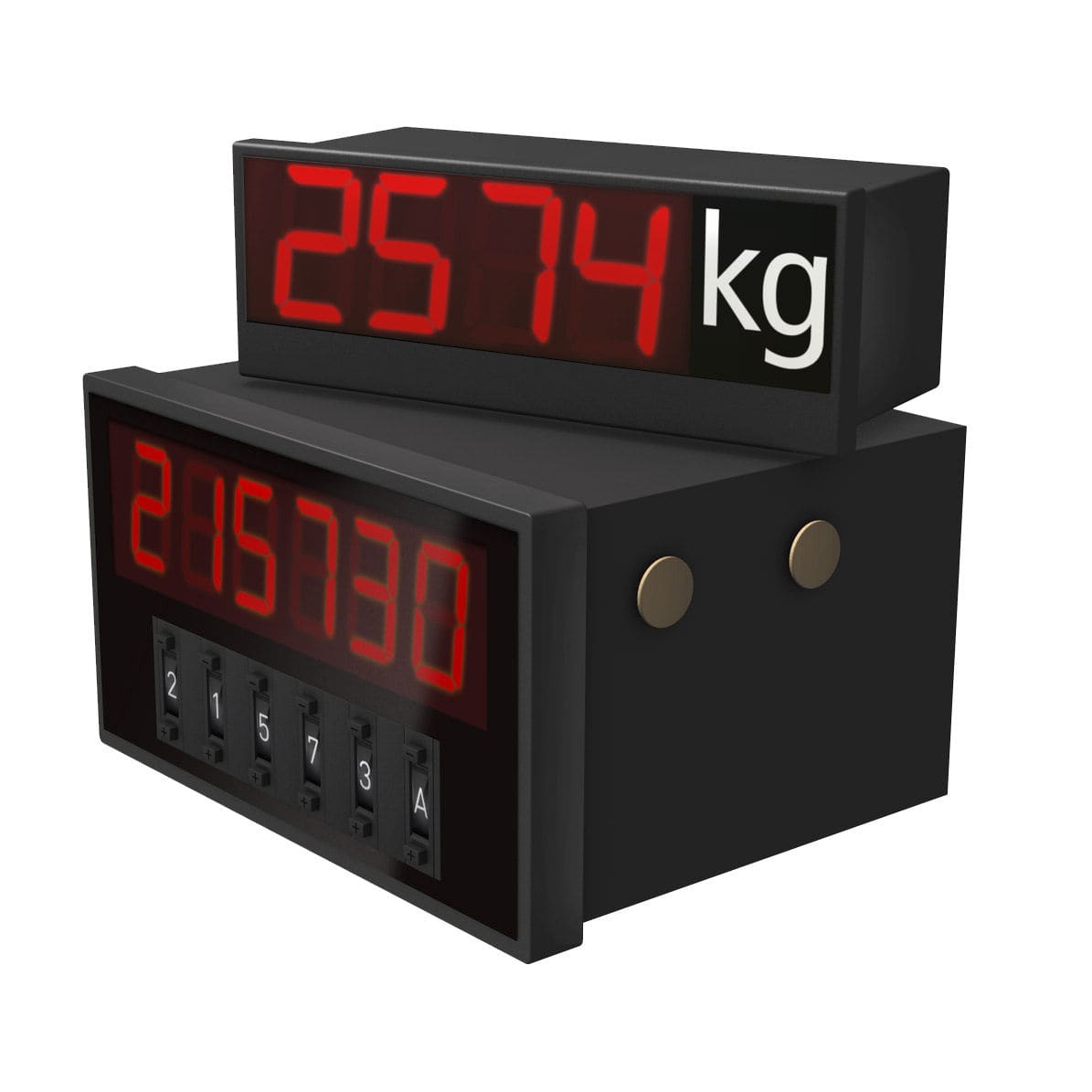 Afficheur à LED - E series - VISUAL ELECTRONIC GmbH - à 4 chiffres / à ...