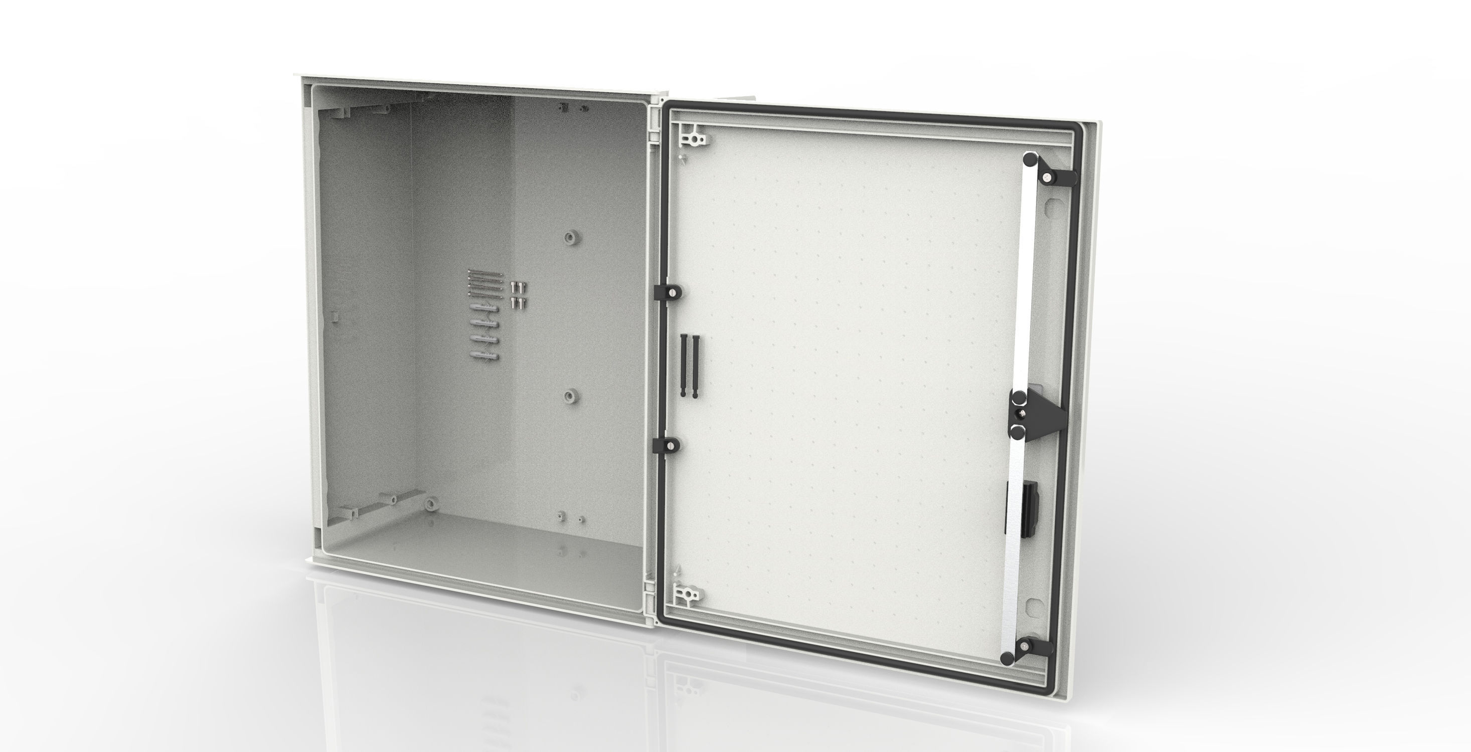 Armoire électrique de distribution - BRES-64-3L-DC - SAFYBOX - GRP / en ...