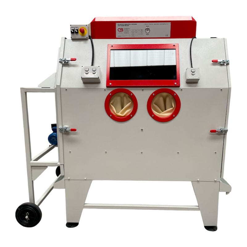 Cabine de sablage à pression - C.B. SABBIATRICI S.R.L. - semi ...