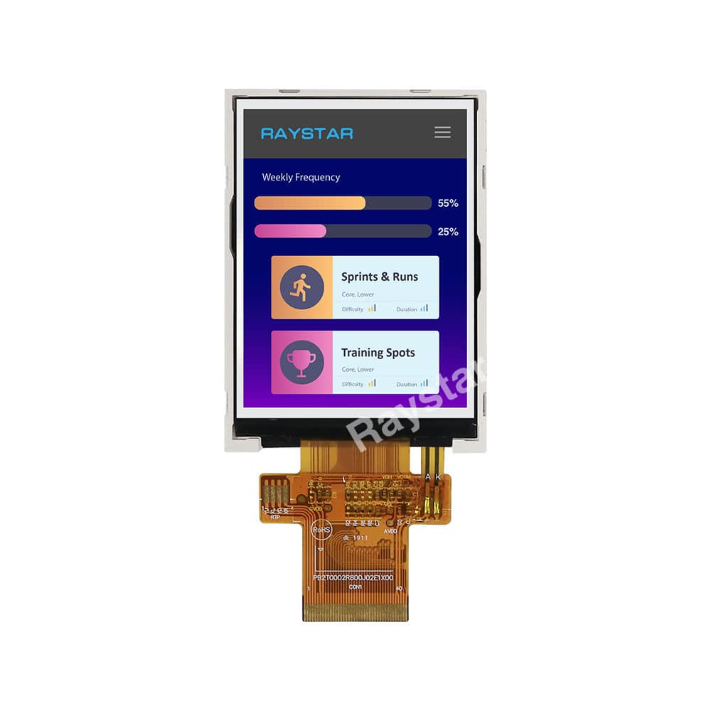 Module d'affichage à LED - RFJ280J-AYW-DNN - Raystar Optronics, Inc. - TFT LCD / IPS / 240 x 320