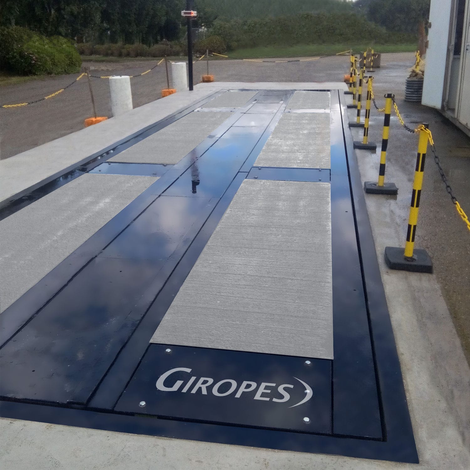 Pont-bascule pour véhicules - BPTSE - GIROPES - en béton / en métal