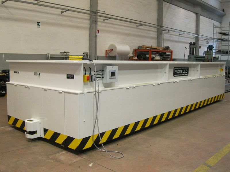 Chariot sur rail - 220 t - MORELLO GIOVANNI S.r.l. - automatique