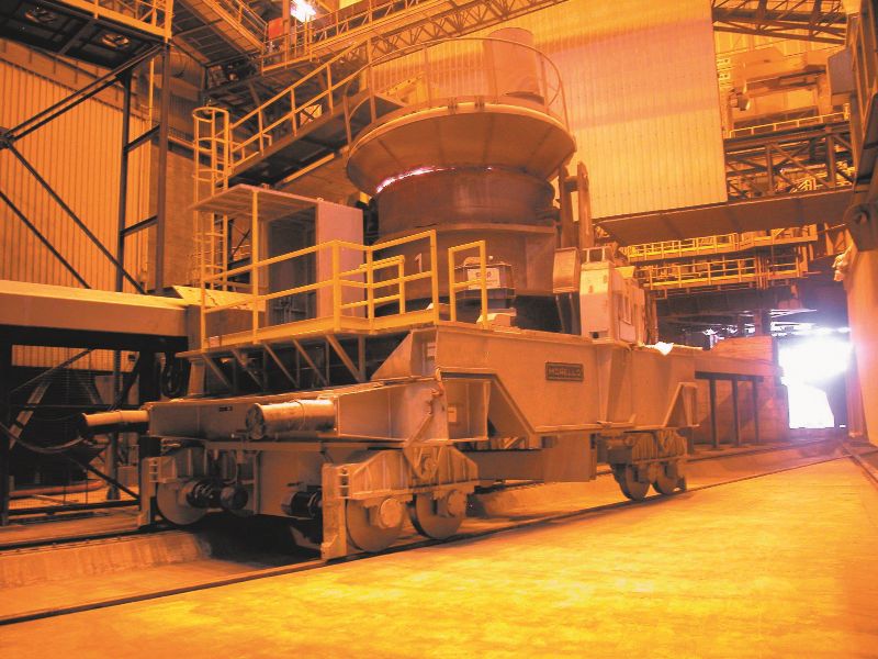 Chariot sur rail - 450 t - MORELLO GIOVANNI S.r.l. - automatique