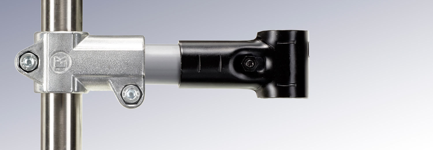 Connecteur de tube rond / en aluminium / en acier / en alliage - RK ...