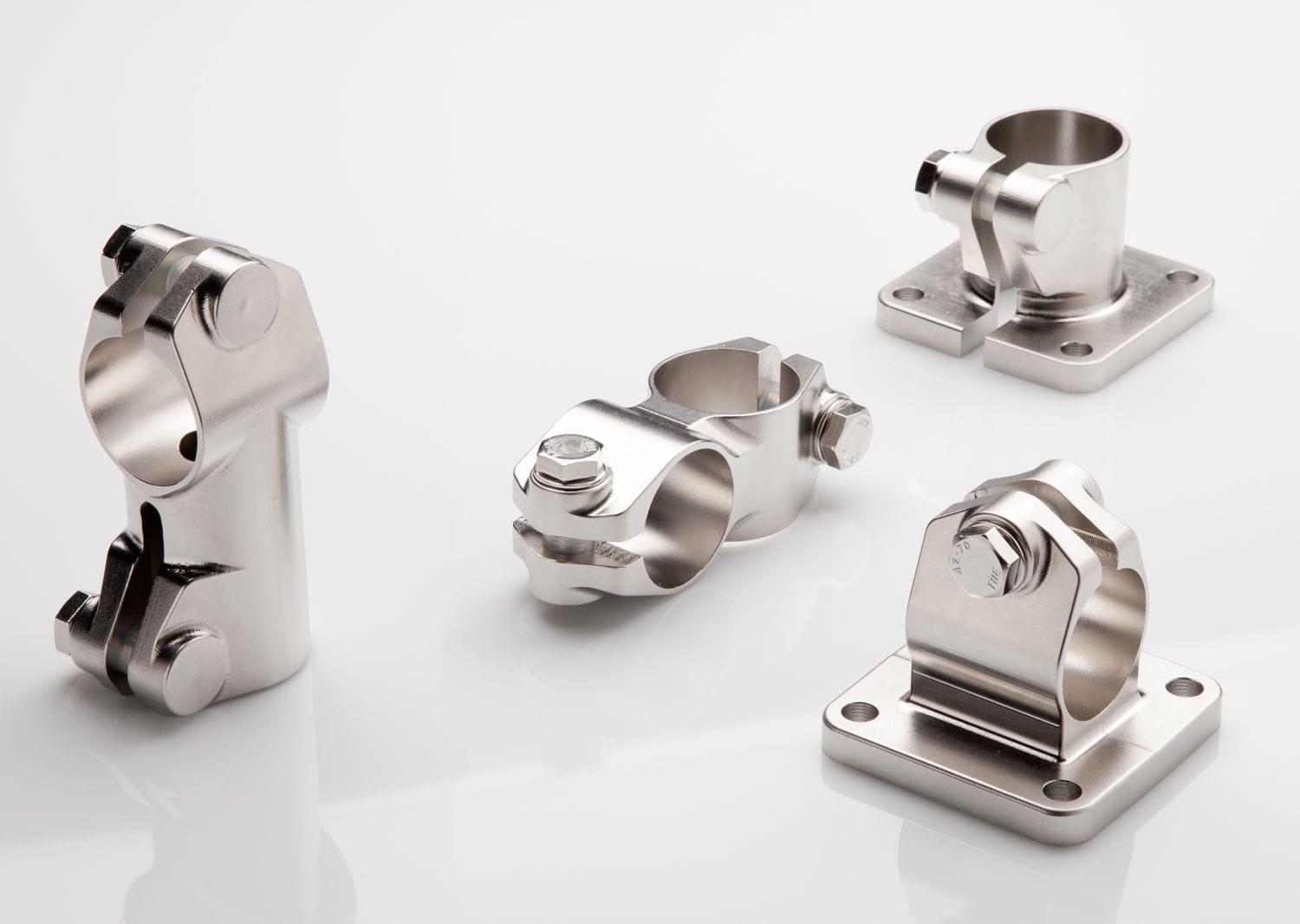 Connecteur de tube rond - RK Rose+Krieger GmbH - en croix / coudé / en inox