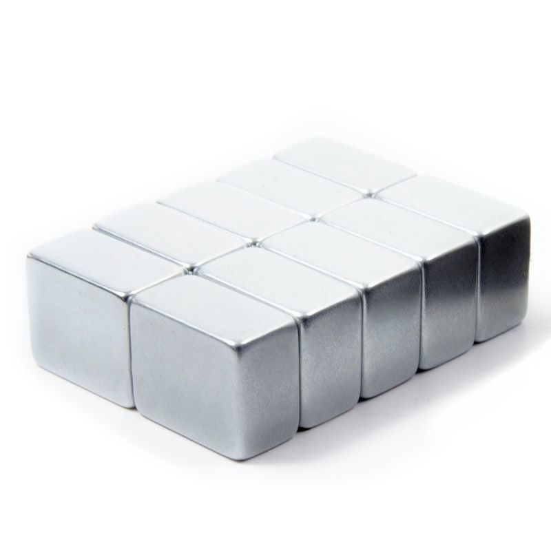 Aimant parallélépipédique - U-Polemag Industry Ltd - en néodyme / zingué