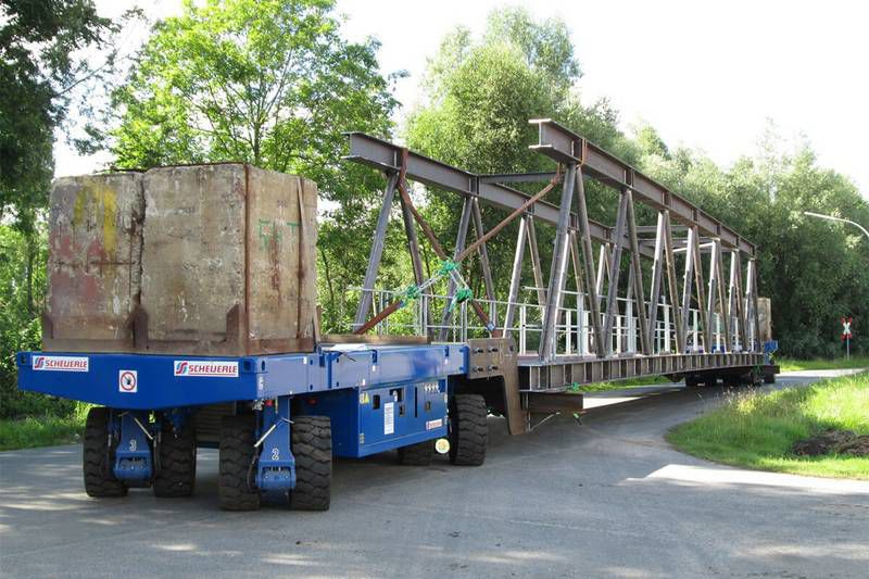 Chariot automoteur à 6 essieux - SPMT PowerHoss - SCHEUERLE ...