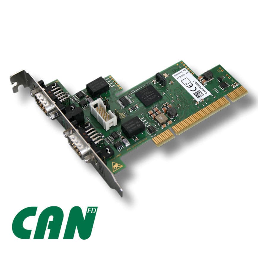 Carte d'interface de communication bus PCI - CAN-PCI/402-2-FD - esd electronics gmbh - FPGA / CAN