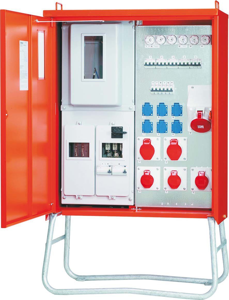 Coffret électrique équipé / d'extérieur / pour chantier / pour distribution électrique - WALTHER ...