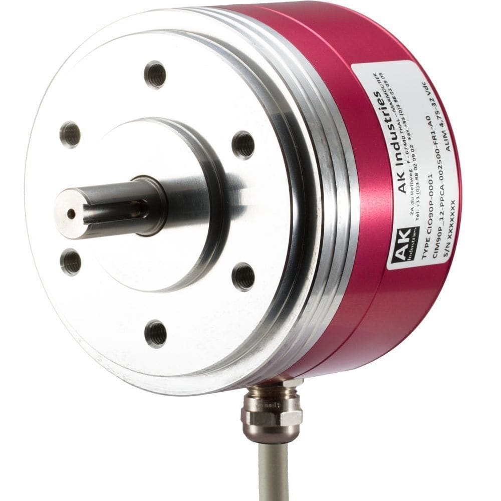 Codeur rotatif incrémental - CIO90P - AK Industries - optique / à arbre ...