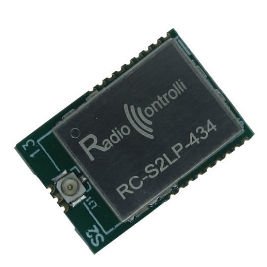 Module émetteur-récepteur bande ISM - RC-S2LP-434 - Radiocontrolli S.R ...