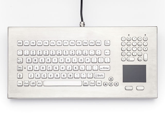 Clavier de bureau - DT-102-NI - IKEY Industrial Peripherals - avec pavé ...