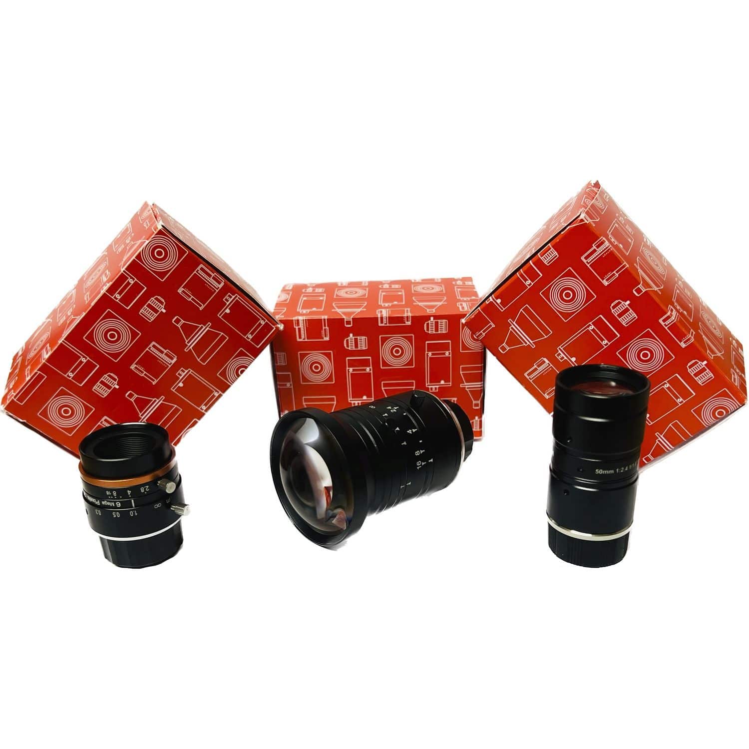 Objectif de caméra à balayage de zone - VEA Srl - pour détection / de ...