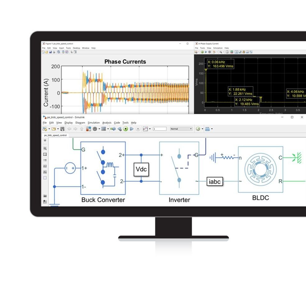 Logiciel de simulation - Simscape Electrical™ - The MathWorks - de ...