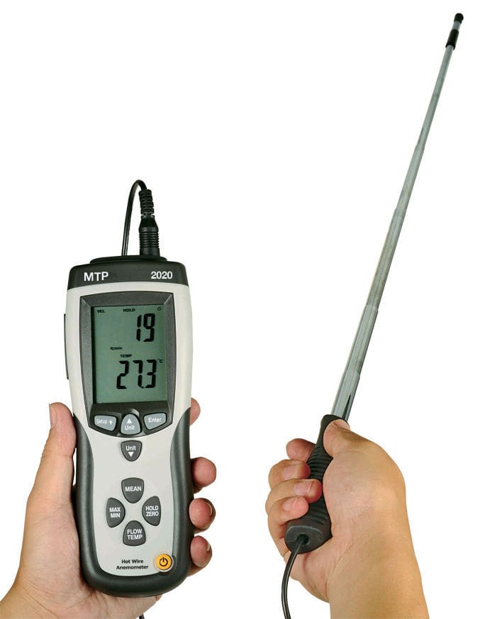 Anémomètre à fil chaud - MTP 2020 - MTP Instruments Inc - numérique