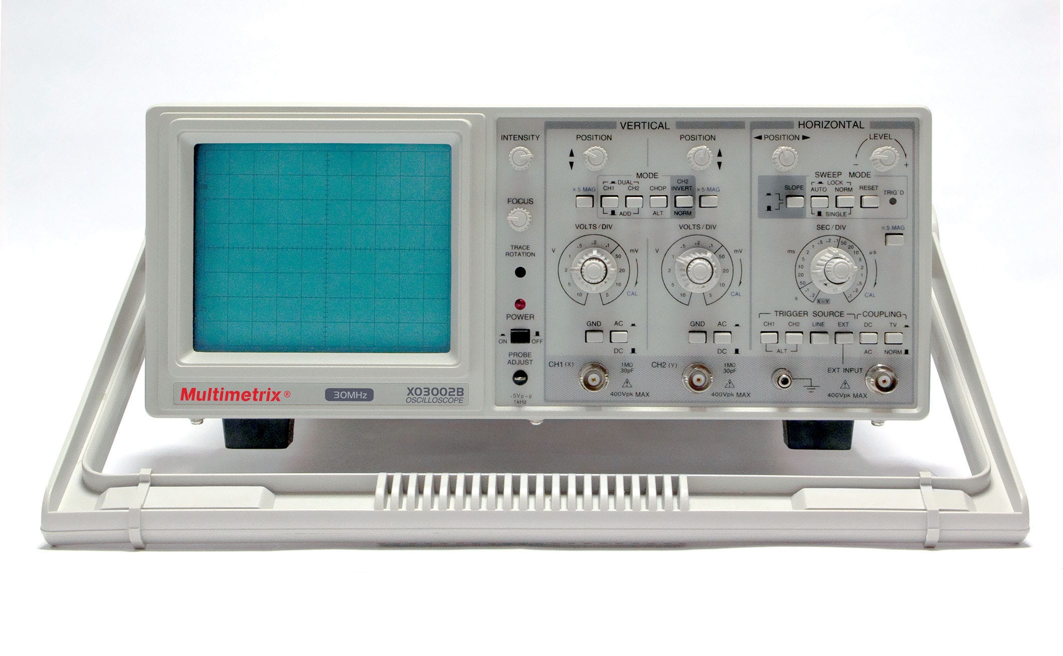 Oscilloscope analogique - XO 3002B - MULTIMETRIX - sur table / 2 voies