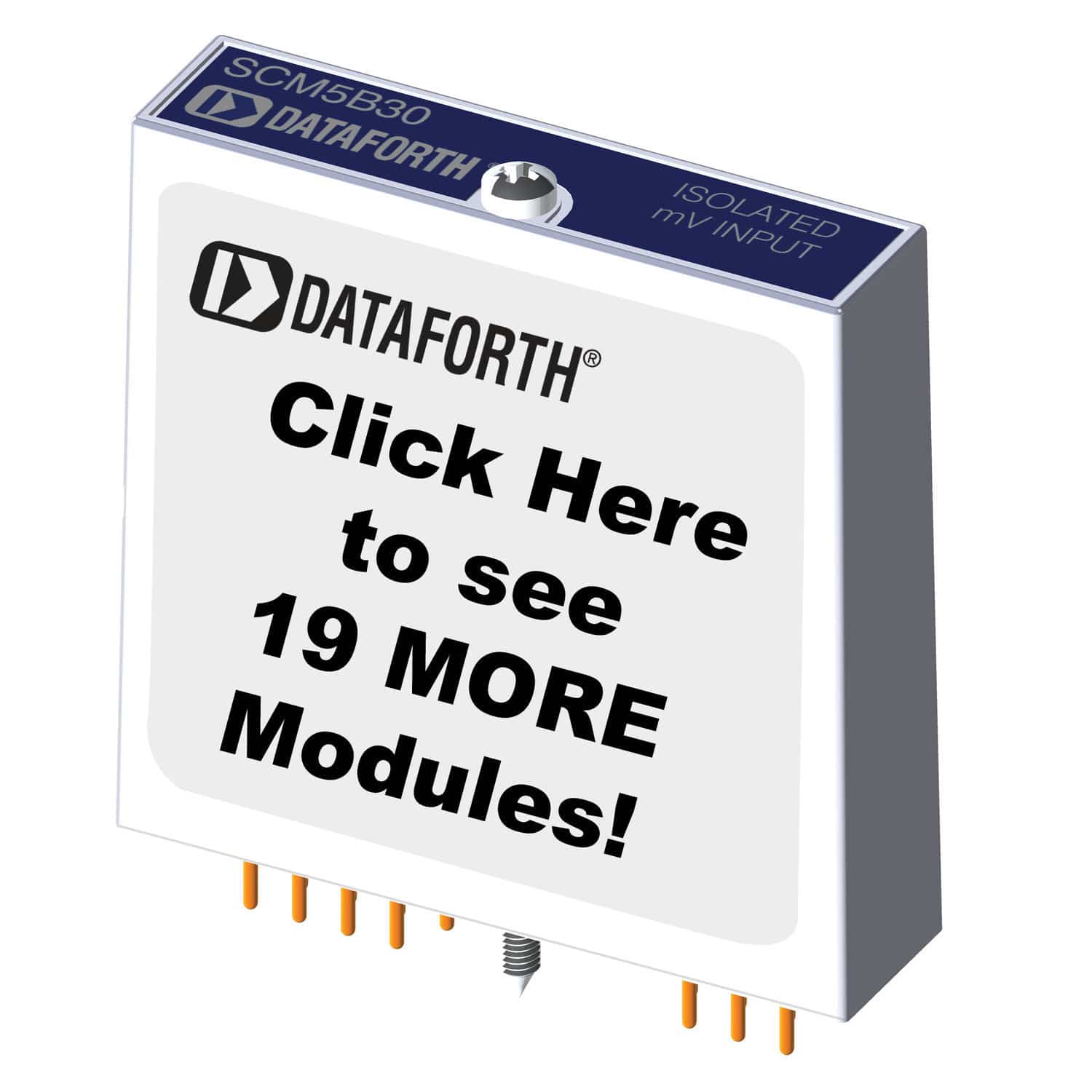 Module d'entrée avec excitation CC - SCM5B43 Series - Dataforth Corporation