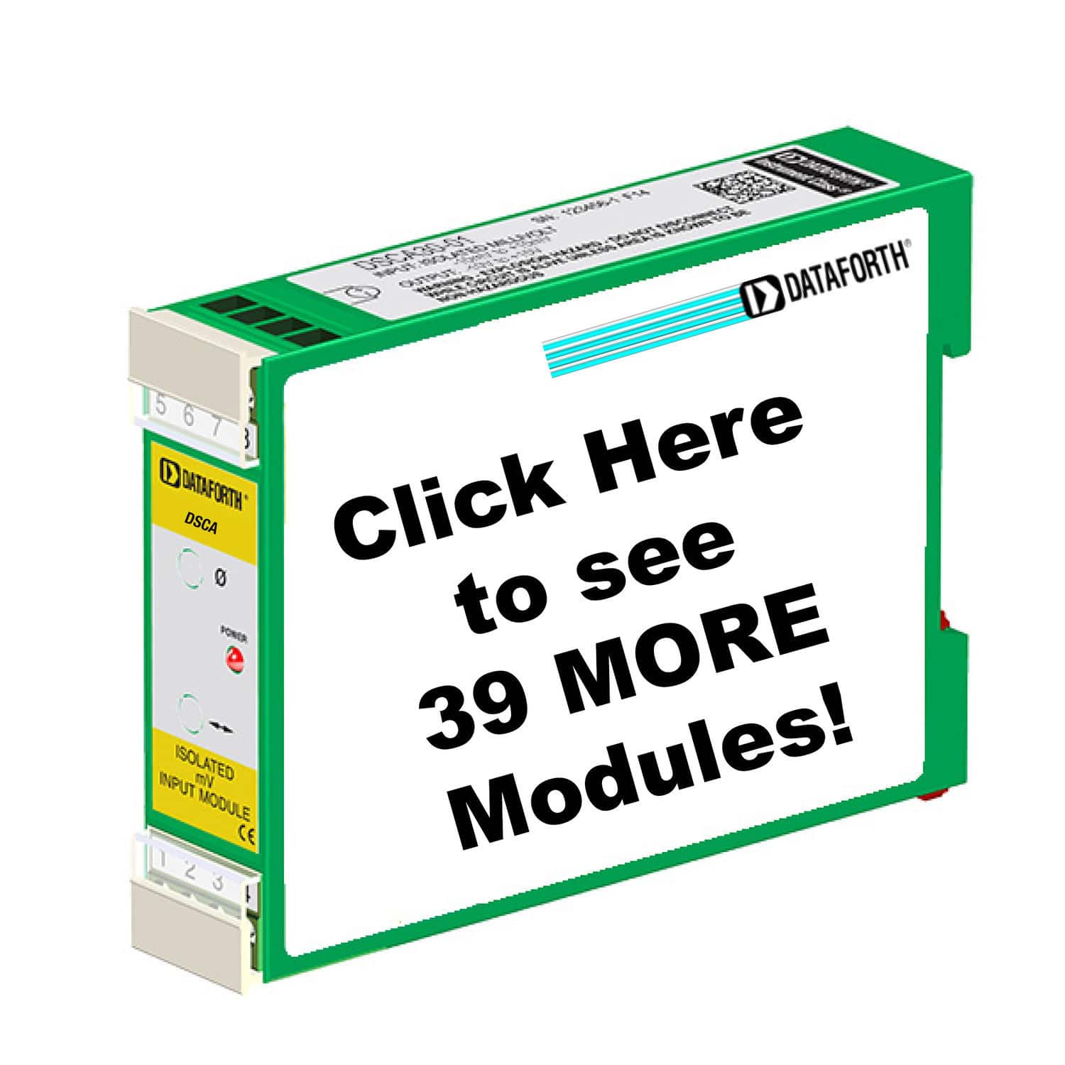 Module de traitement de signal d'entrée - DSCA43-xx Series - Dataforth Corporation - isolé / sur ...