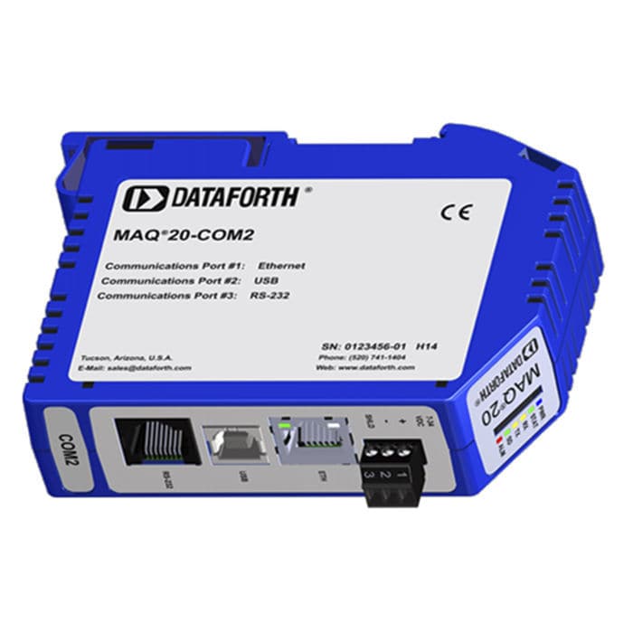 Module de communication Ethernet - MAQ20-COM2 - Dataforth Corporation - USB / RS-232 / Modbus RTU