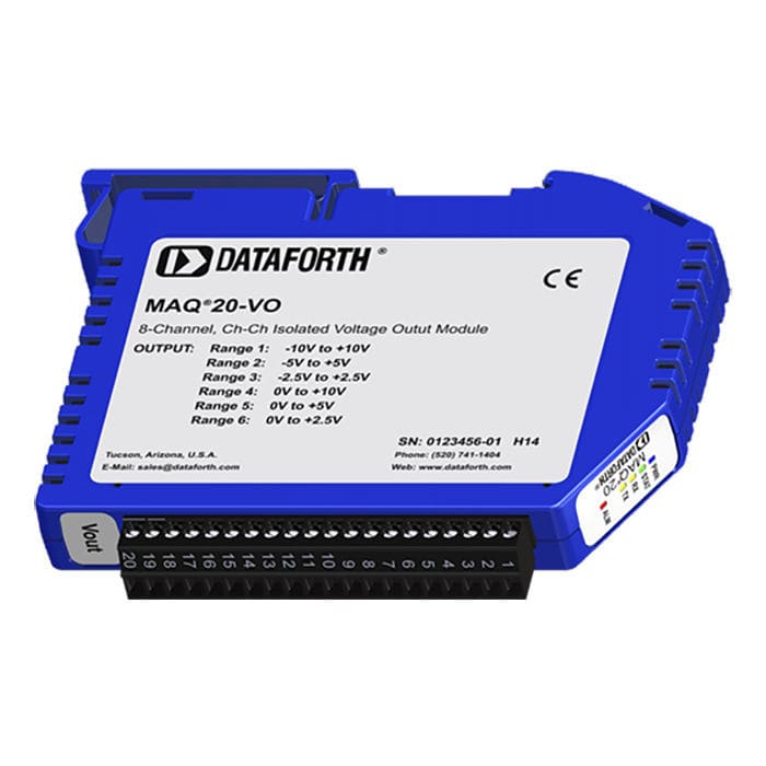 Module de traitement de signal sorties analogiques - MAQ20-VO ...