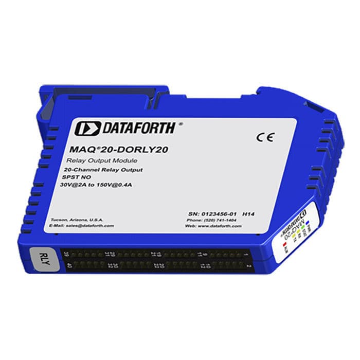 Module de sortie discrète avec sortie relais - MAQ20-DORLY20 - Dataforth Corporation ...