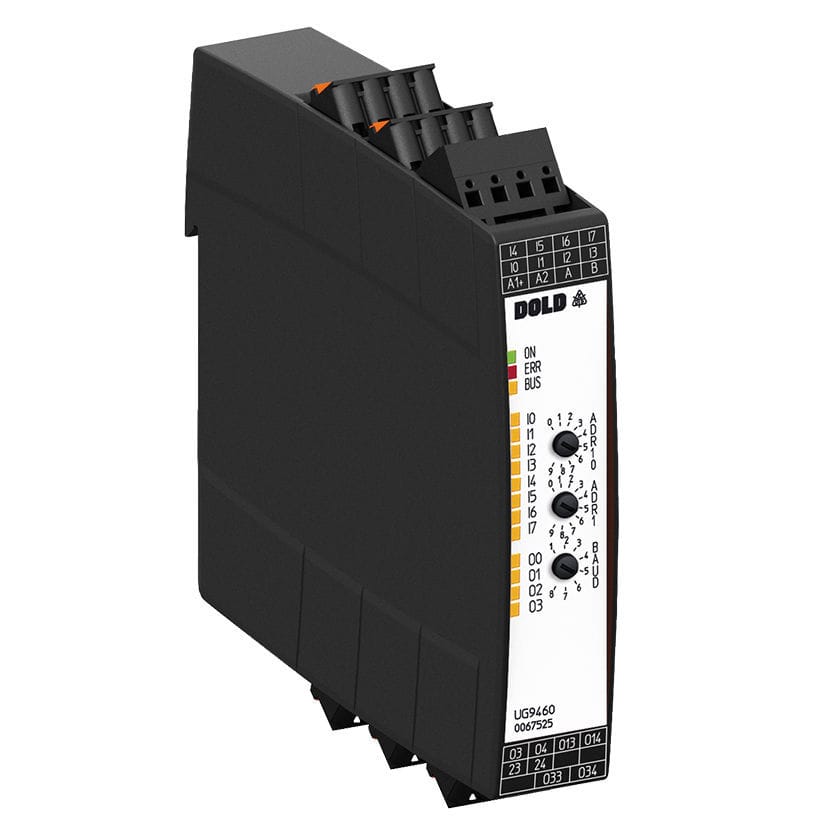 Module E/S numérique - UG 9460 - DOLD - Modbus RTU / 8 entrées numériques / à 4 sorties relais