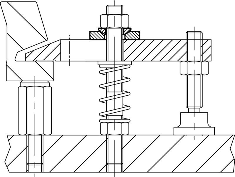 Rondelle conique - EH 23050 - HALDER France - sphérique / en acier