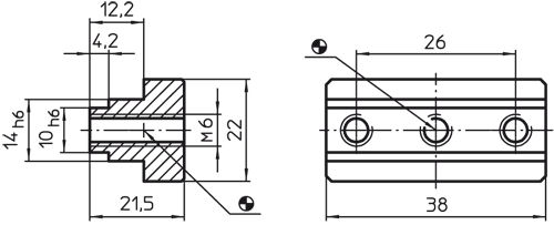 Lardon de bridage - EH 1068.600 - HALDER France