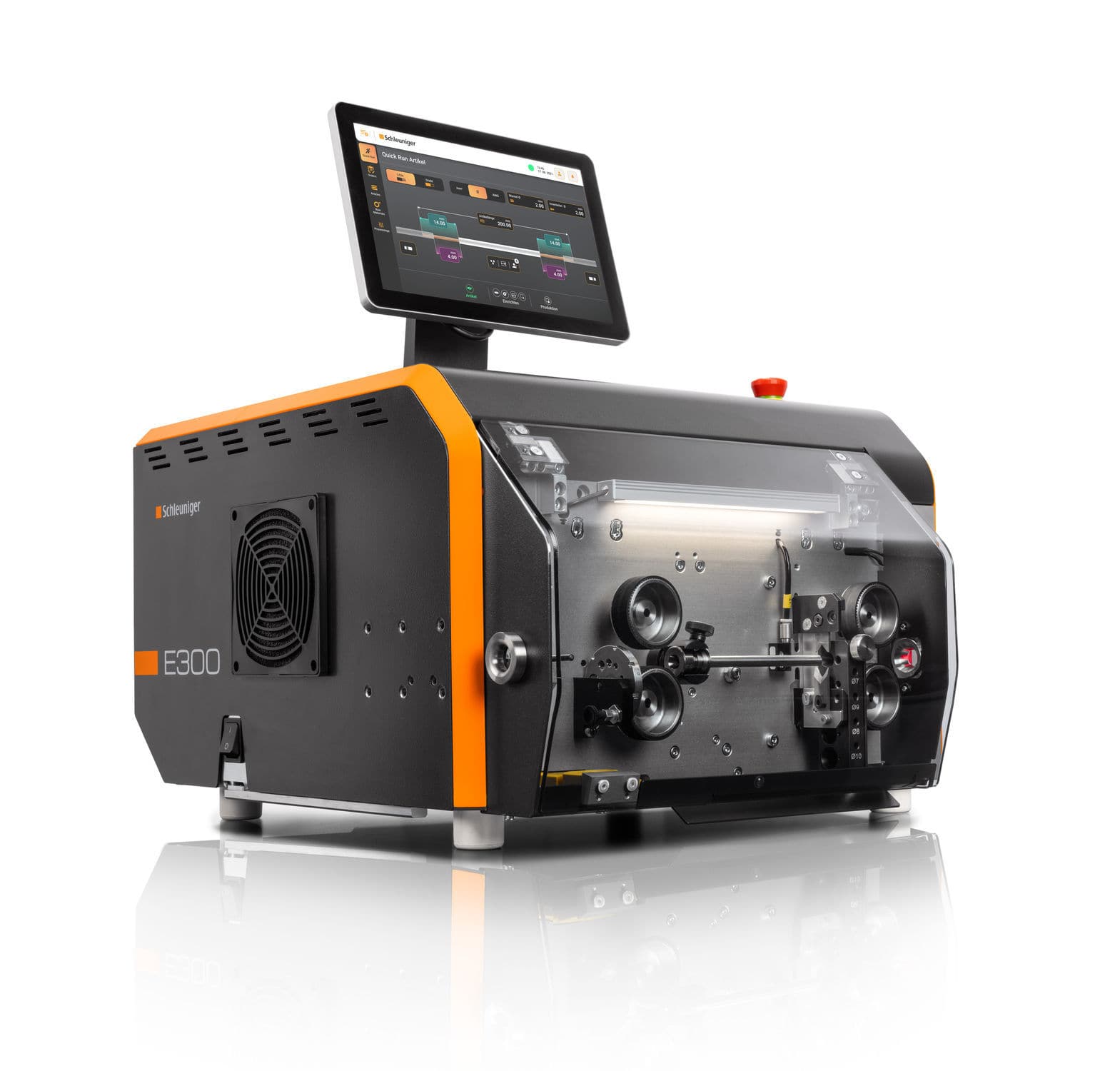 Machine à couper et dénuder de câbles - E300 - Schleuniger - à lame ...