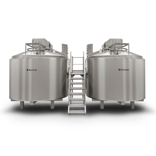 Cuve de caillage en inox - tecnical