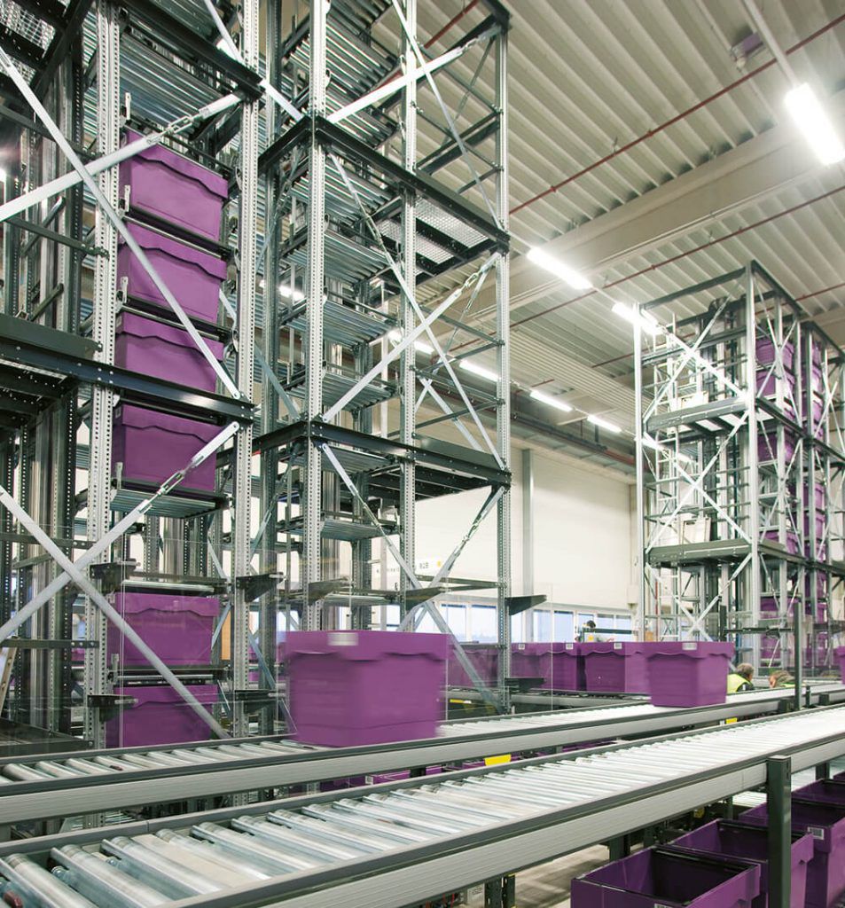 Tour de stockage de cartons - Fastbox - KNAPP - pour plateau