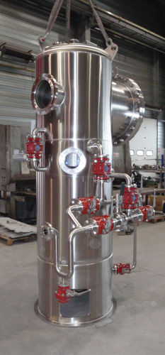 Décanteur pour l'industrie / lamellaire / vertical / 3-phases - ziemex