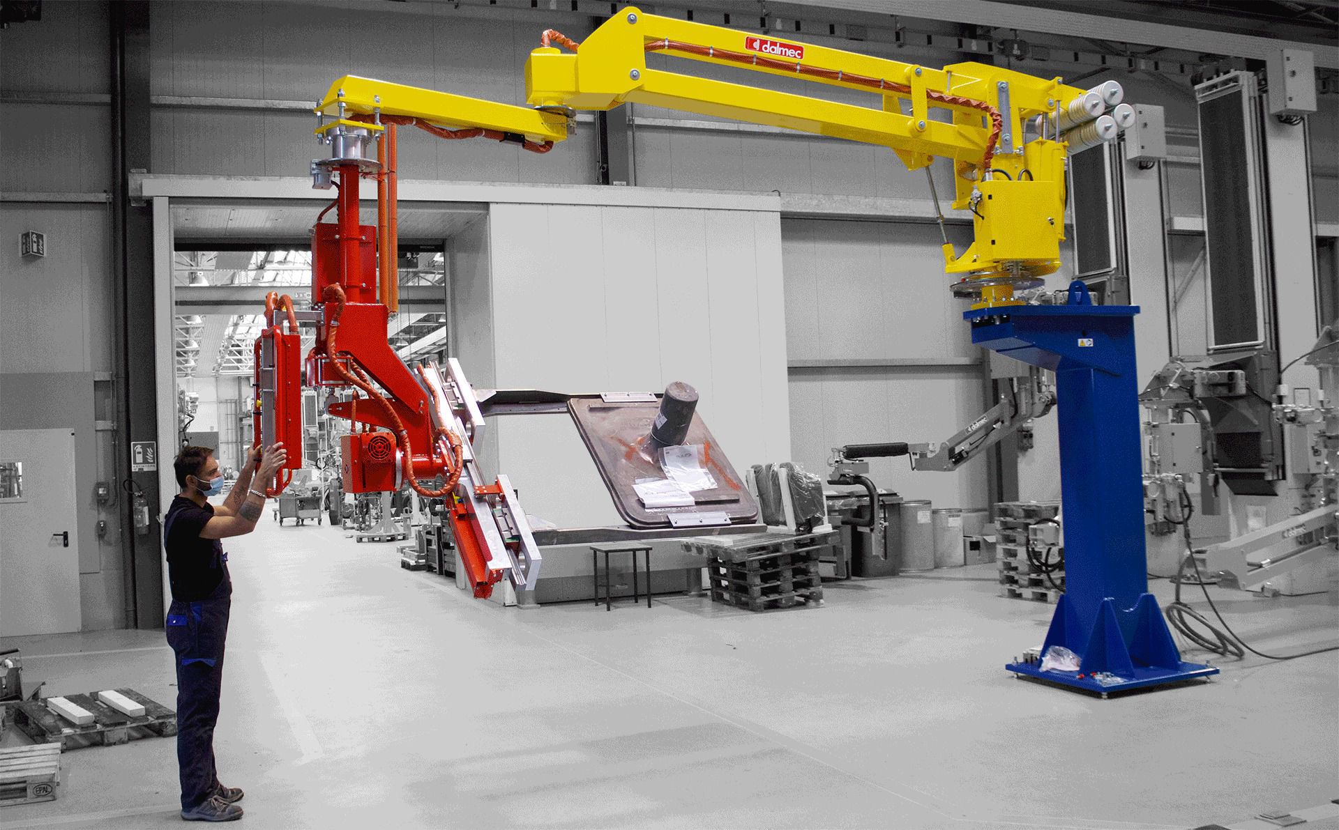 Manipulateur pour l'industrie lourde - DALMEC - pneumatique / avec ...