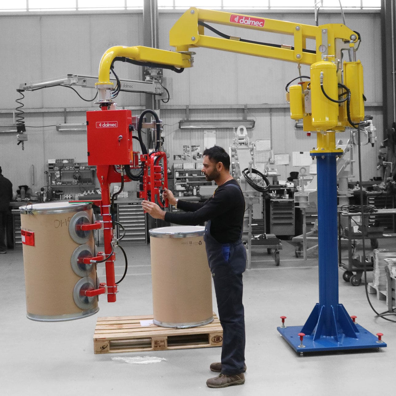 Manipulateur pneumatique - DALMEC - sous vide / pour fûts / pour la ...