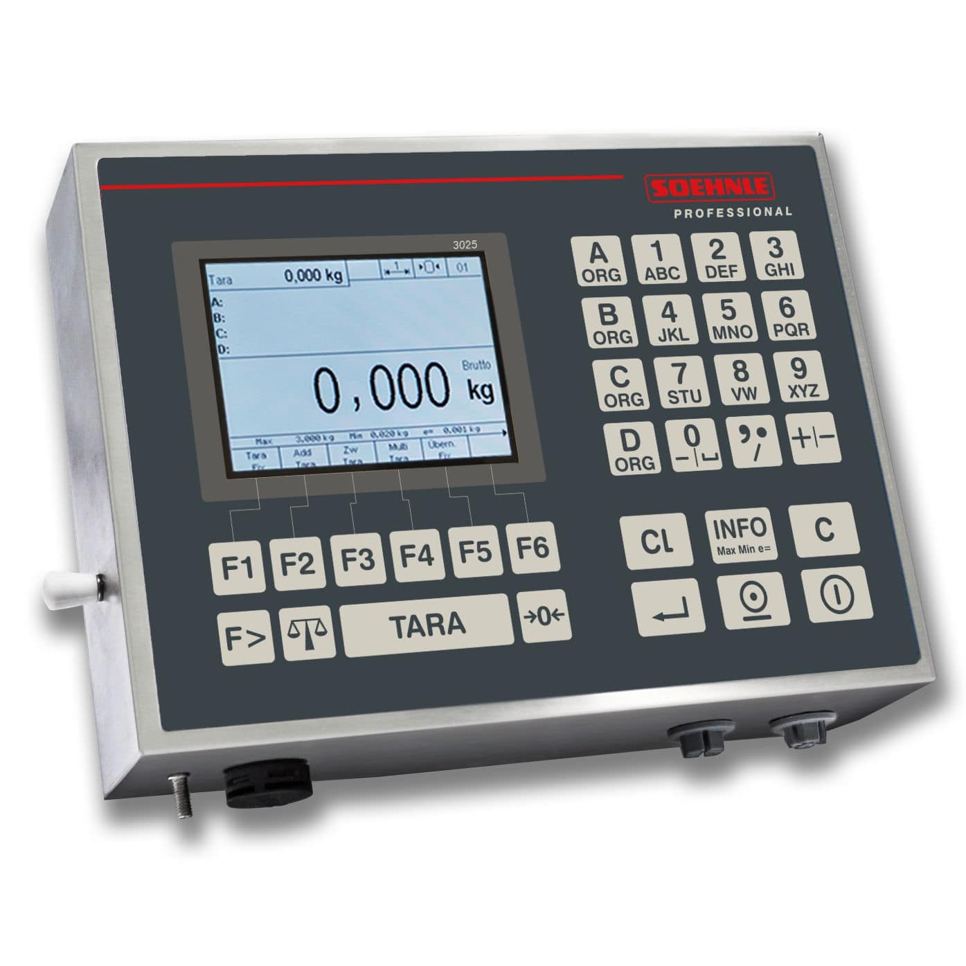 Terminal de pesage numérique - 3025 - Soehnle Industrial Solutions GmbH - benchtop / IP67 / en ...