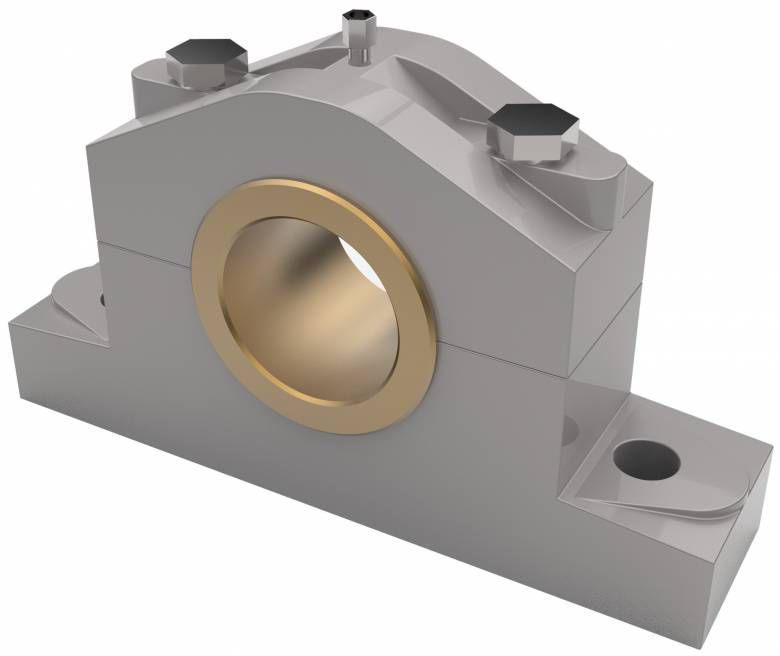 Palier lisse à bride / en bronze - DESCH