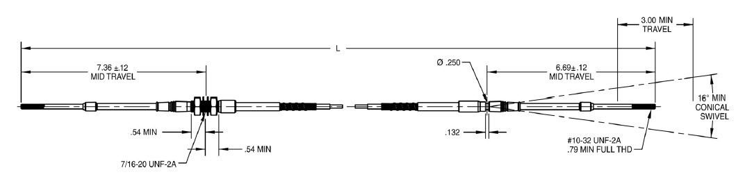 Câble de commande - Blue Max™ - Cablecraft Motion Control