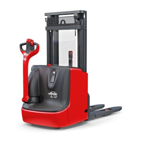 Gerbeur électrique - L1 series - Linde Material Handling - à conducteur ...