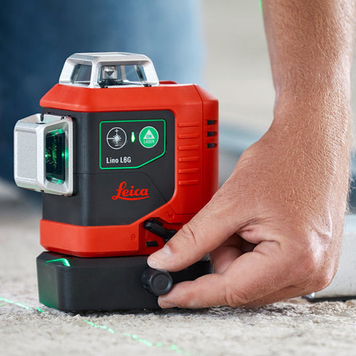 Niveau laser automatique - Lino L6G - Leica Geosystems - multiligne / à ...
