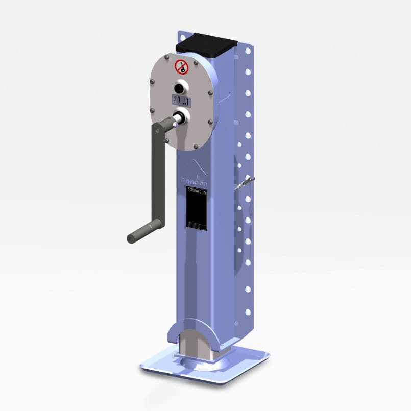 Béquille télescopique pour remorque à essieux centraux - S/VK850 ...