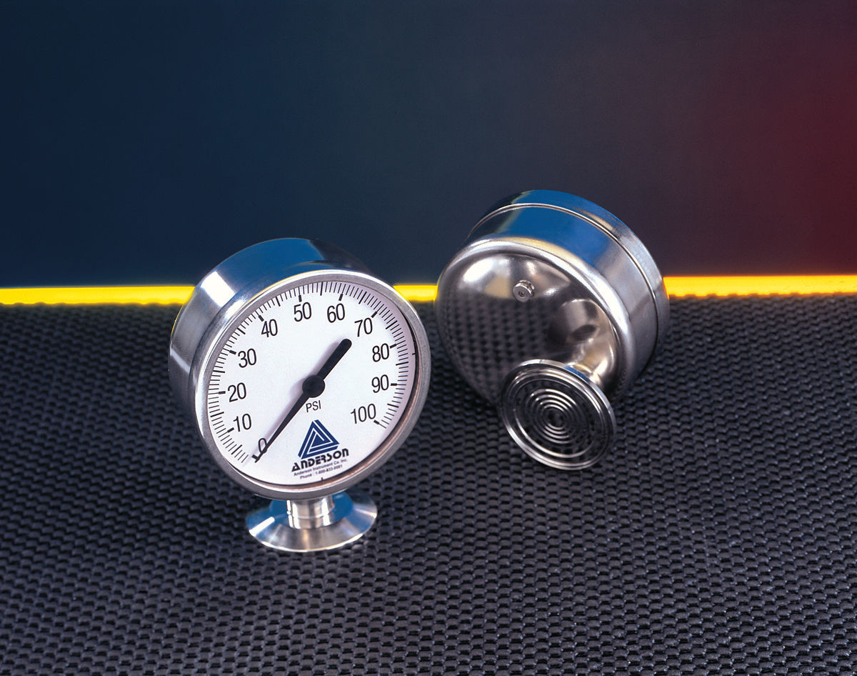 Manomètre à cadran - EL series - Anderson Instrument - à tube de ...