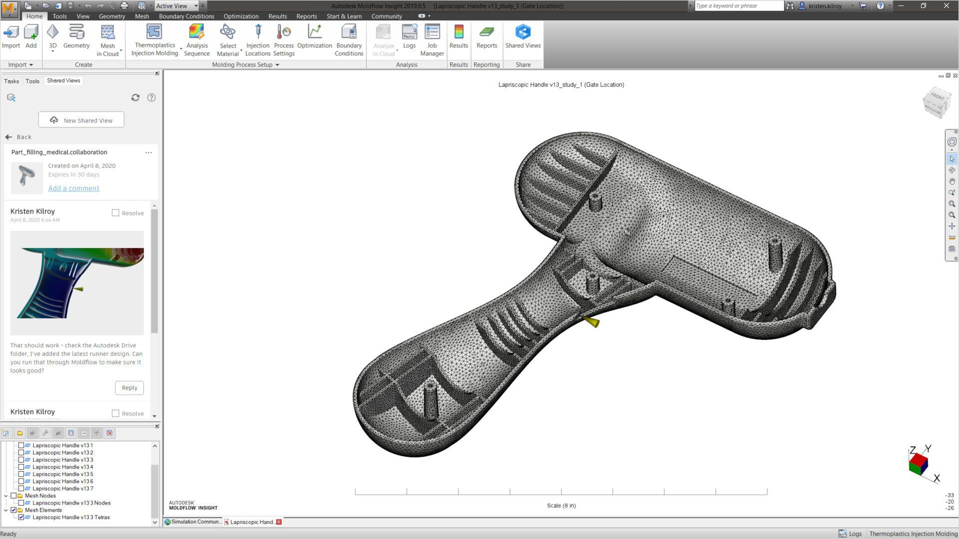 Logiciel d'interface - Moldflow® - AUTODESK - de simulation de moulage ...