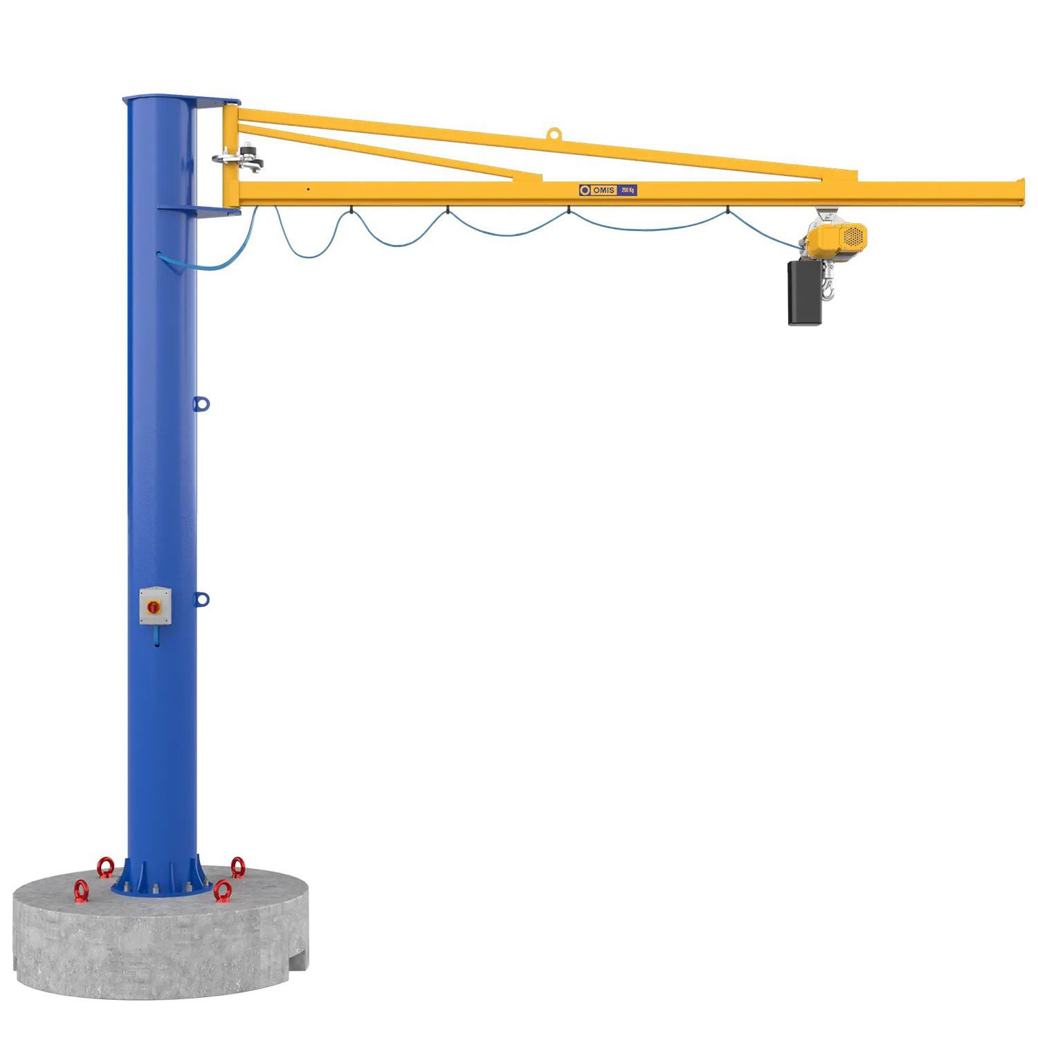 Potence sur colonne - CZ - OMIS - 270° / manuelle / mobile