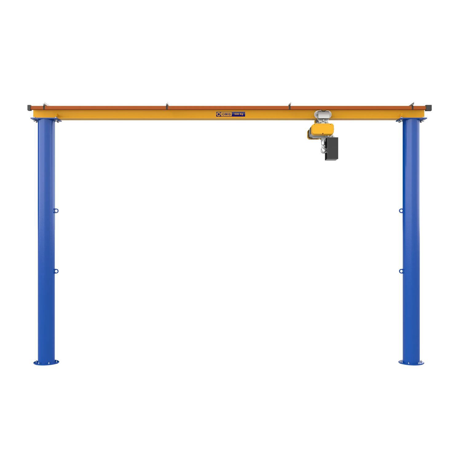 Pont roulant monorail - MRR - OMIS - léger / profilé en acier / avec ...