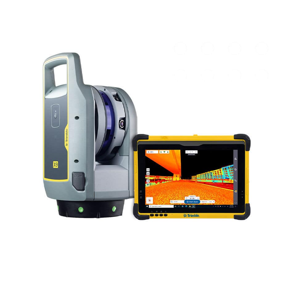 Scanner 3D - X9 - Trimble - de mesure / laser / mains libres